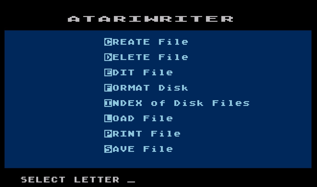 AtariWiki V3.1: Atari Writer